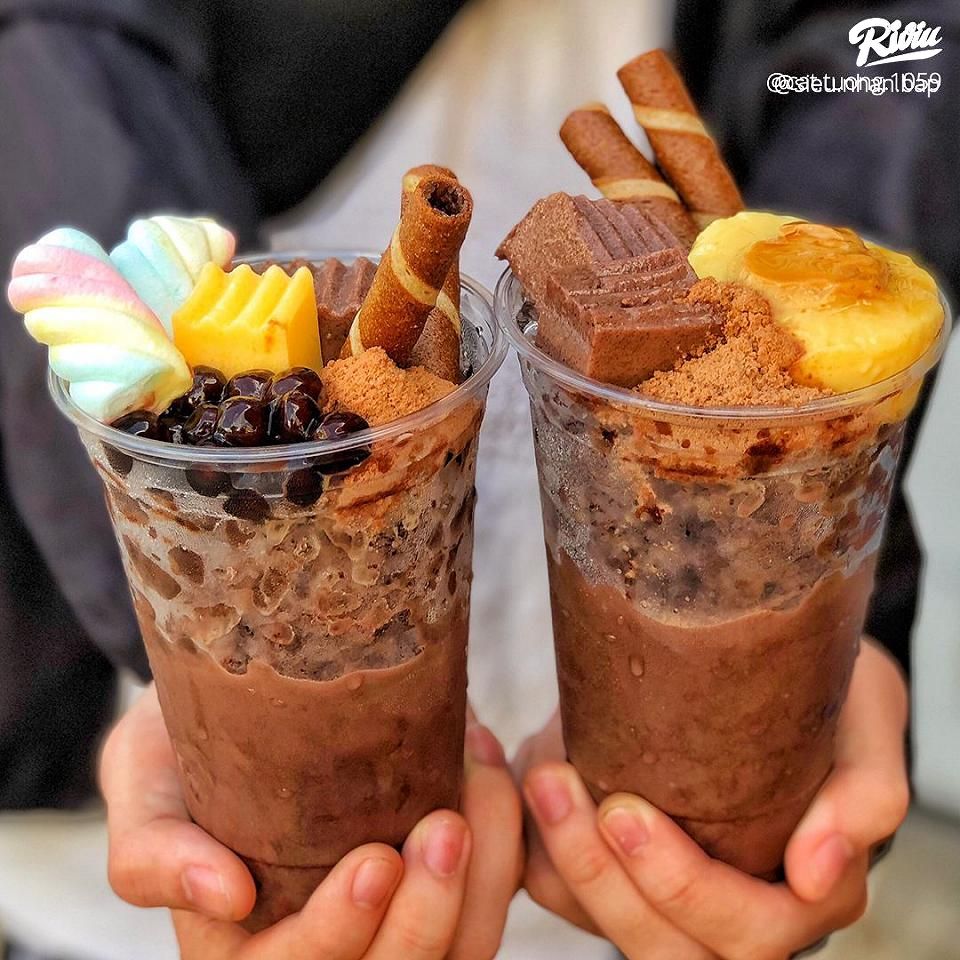 Chiều buồn miệng làm "sương sương" vài ly MILO DẦM FULL TOPPING mát ...
