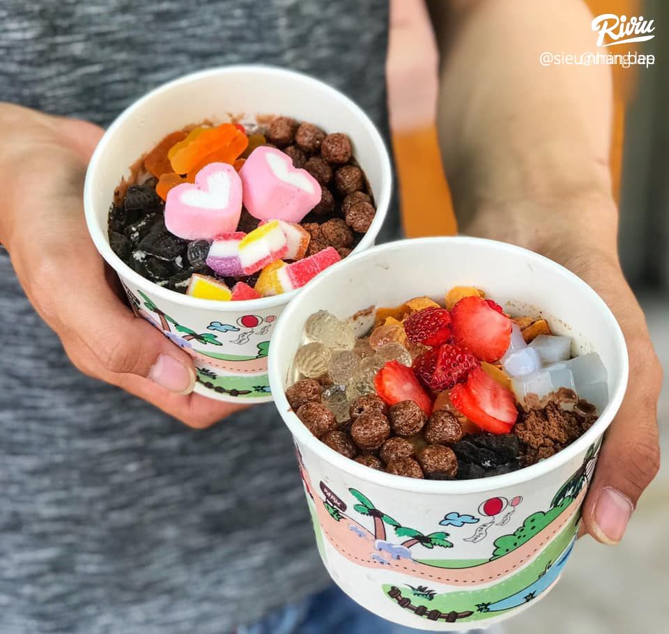 Chiều buồn miệng làm "sương sương" vài ly MILO DẦM FULL TOPPING mát ...