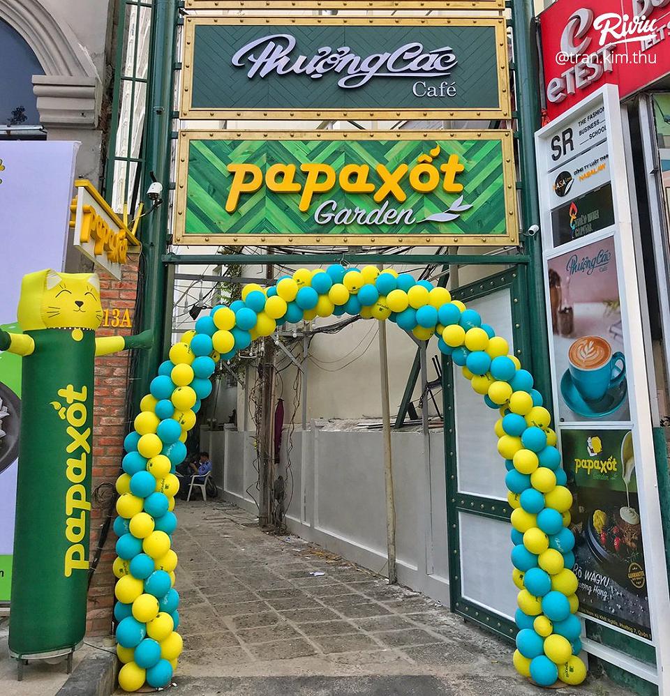 Papaxot Garden mới với nguyên khu vườn xinh xẻo collab với Cafe Phượng ...