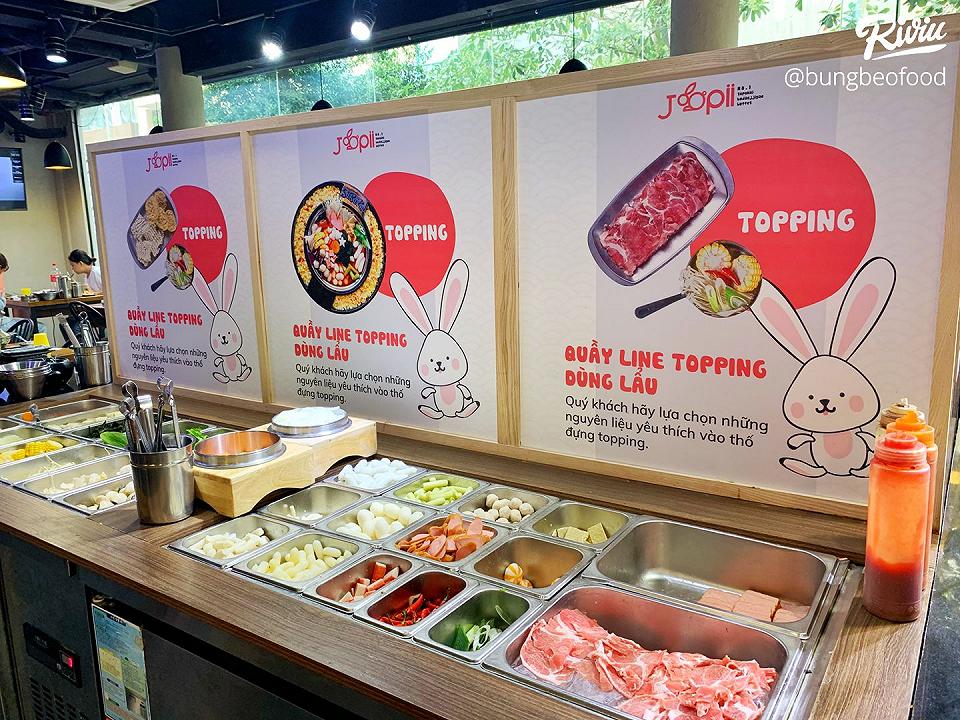 JOOPII - BUFFET TOKBOKKI KHÔNG TÍNH THỜI GIAN CHỈ 159K | riviu.vn