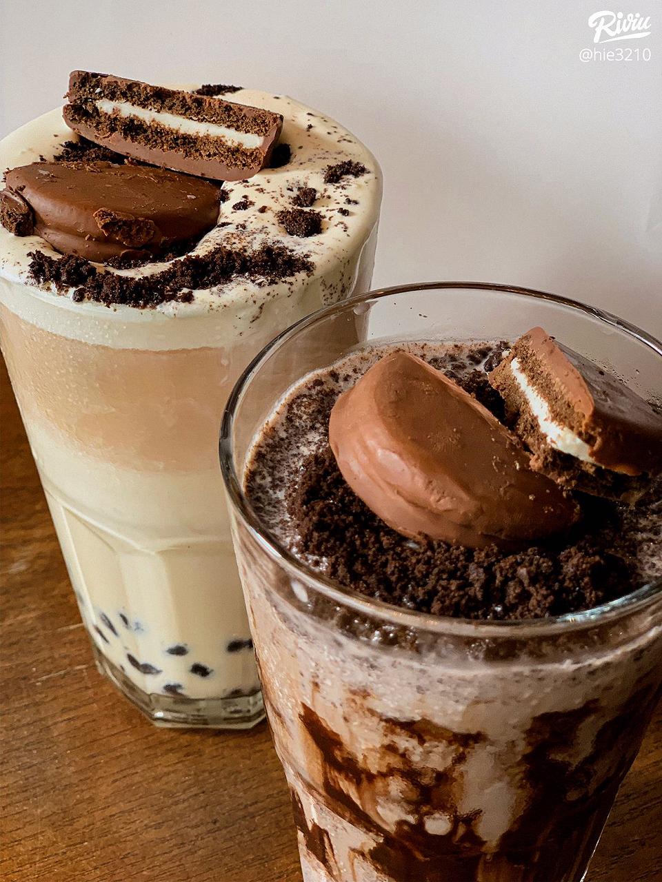 Oreo Phủ Choco x Monkey in black cà phê Q10 | riviu.vn