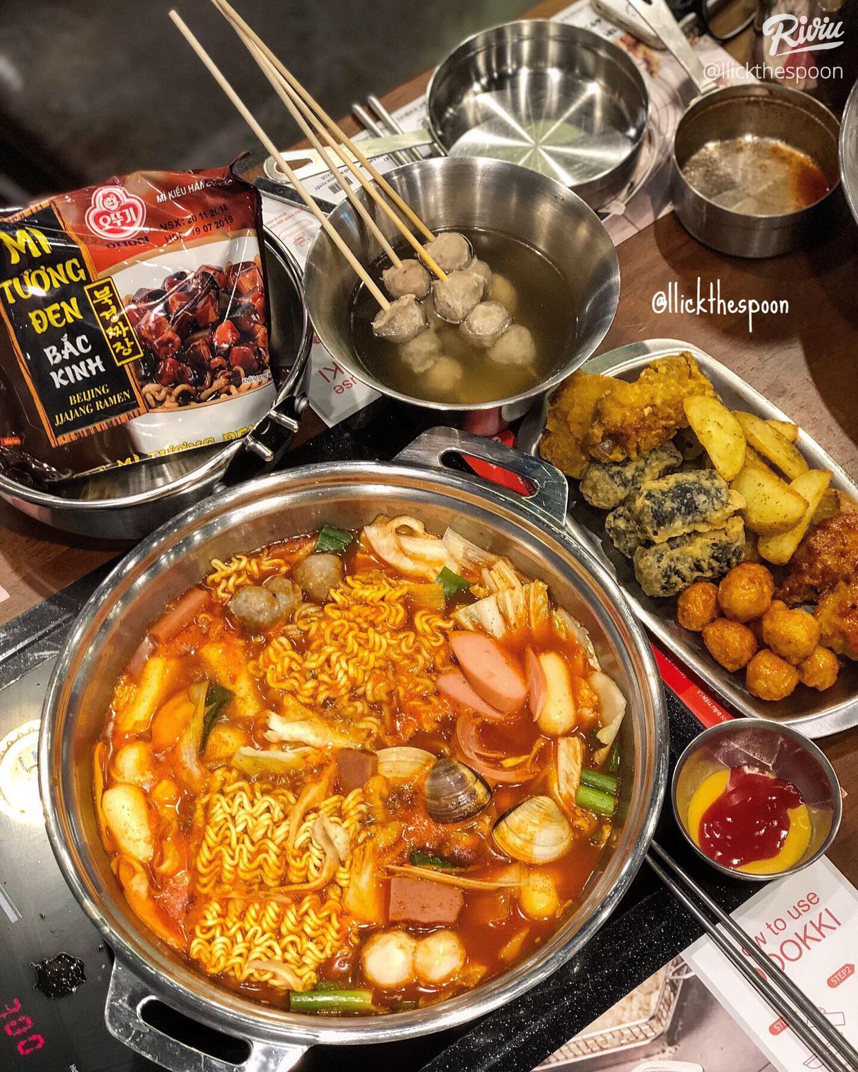 BUFFET TOKBOKKI HOTPOT 🥘 về Dookki - Cộng Hòa | riviu.vn