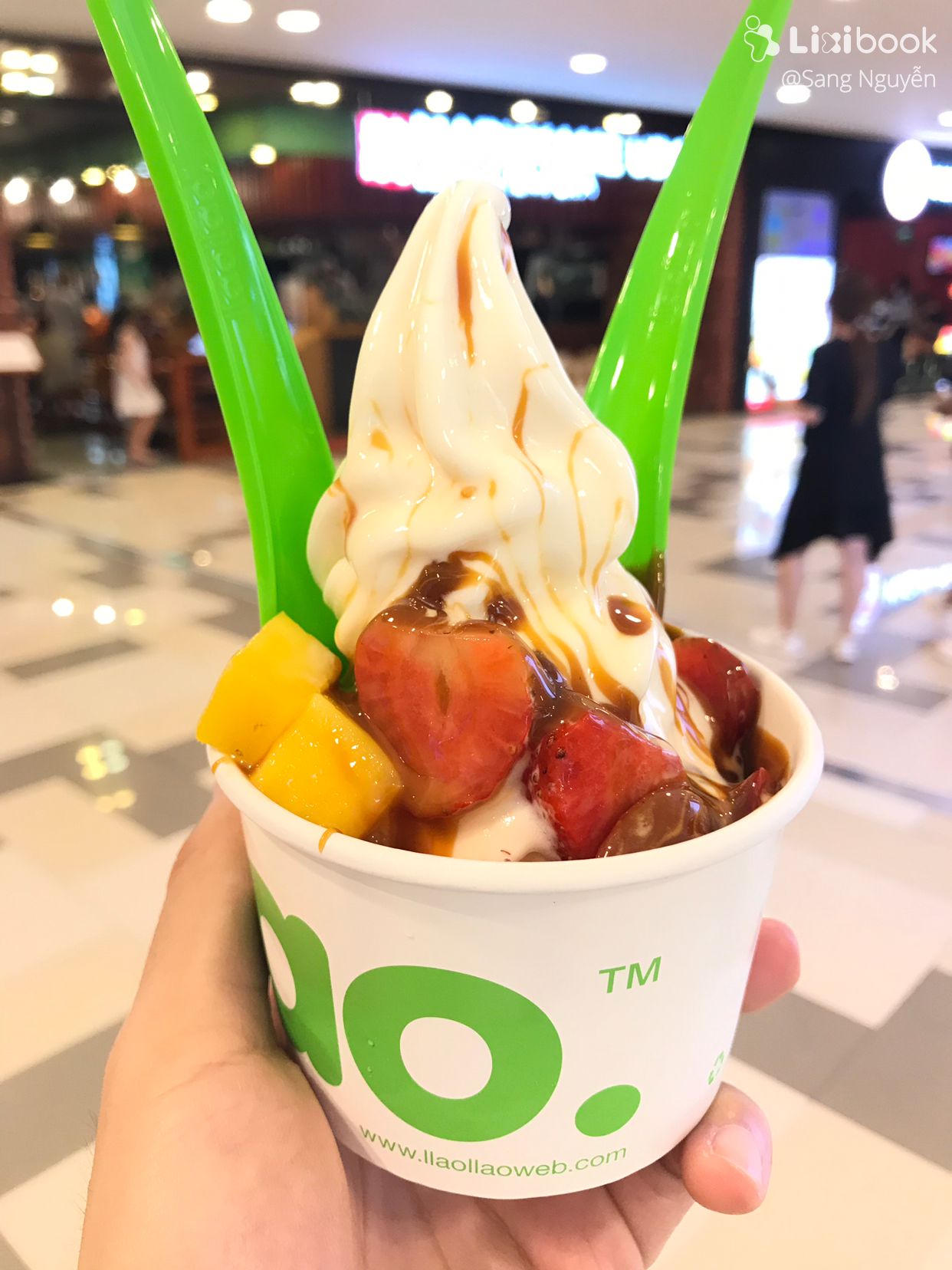 SỮA CHUA ĐÔNG LẠNH TOPPING CHẤT LỪ về llaollao Natural Frozen Yogurt ...