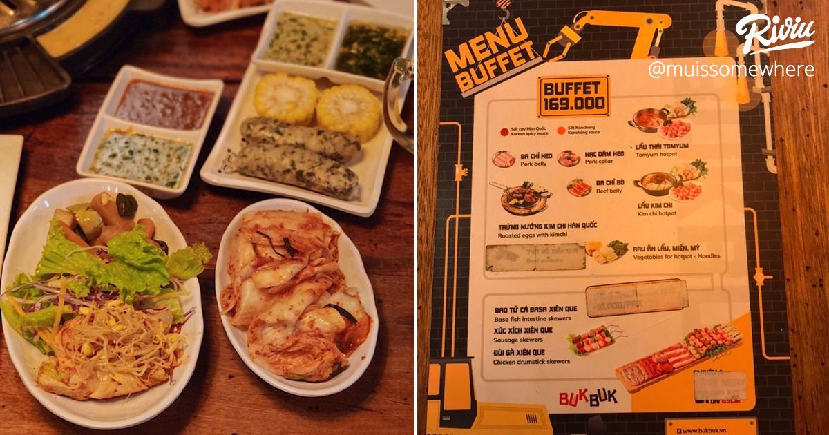 BUK BUK - BUFFET NƯỚNG 169K ĂN BAO BỤNG về Buk Buk - Buffet Nướng Đường ...