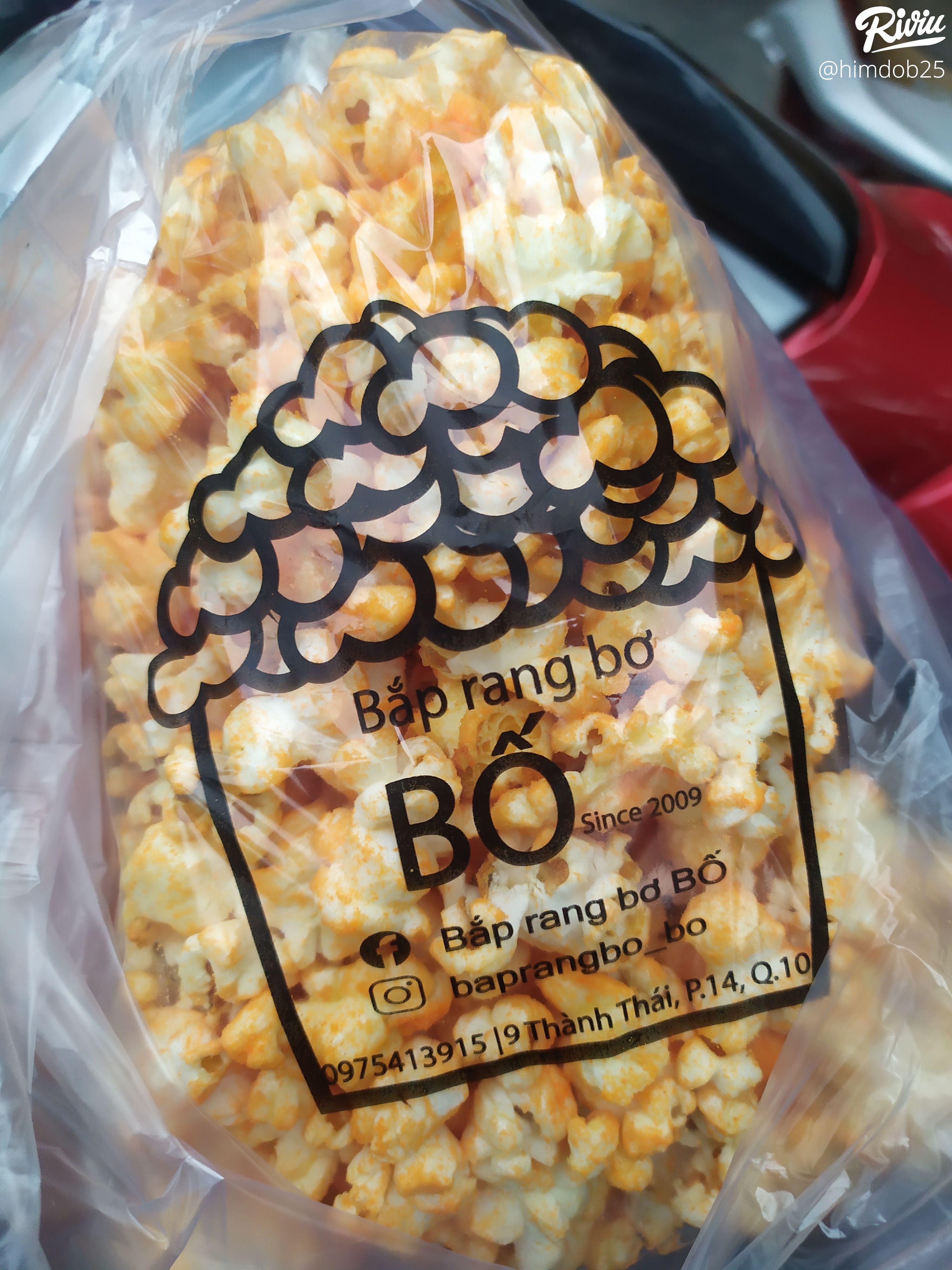 Bắp rang bơ Bố 9 Thành Thái, Phường 14, Quận 10, Hồ Chí Minh | riviu.vn