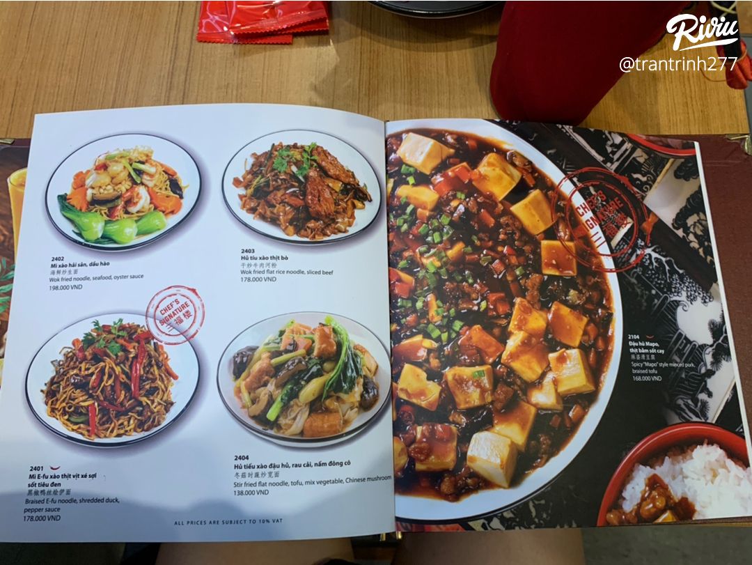 San Fu Lou - Cantonese Kitchen (Vincom Đồng Khởi) 72 Lê Thánh Tôn ...