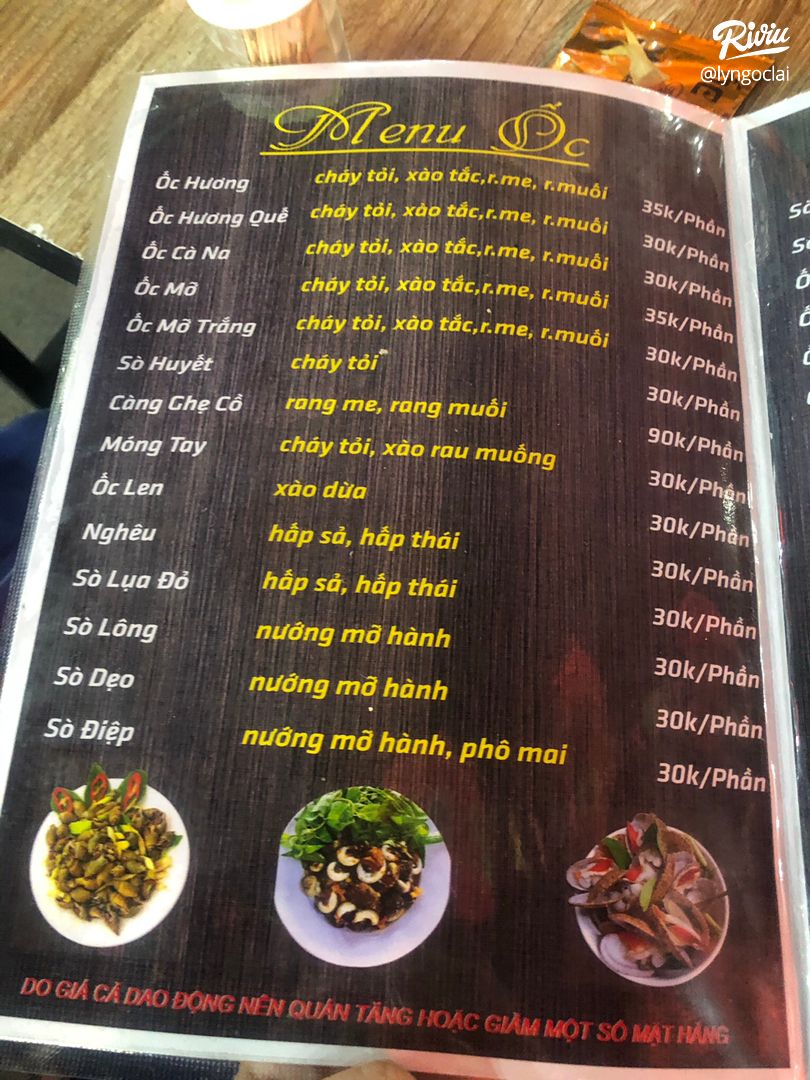 Quán ốc vỉa hè 170 170 Hoàng Diệu 2, P linh chiểu, q thủ đức, tphcm ...