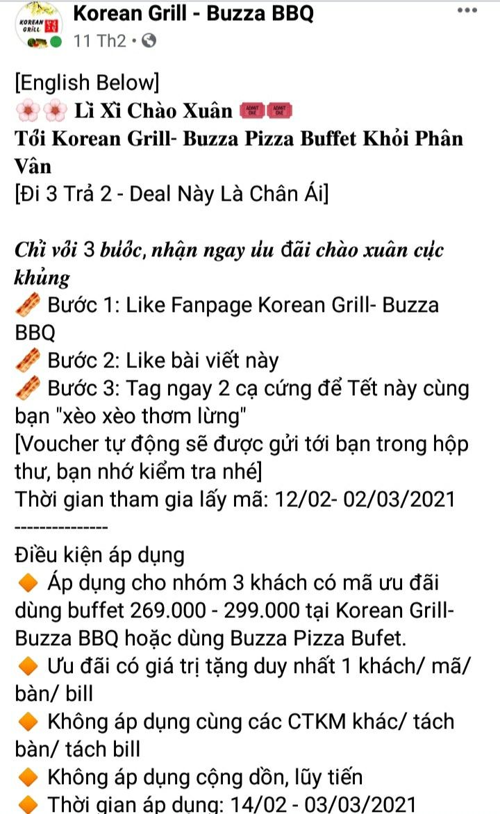 Korean Grill - Buzza Buffet 235 Nguyễn Văn Cừ, Phường Nguyễn Cư Trinh ...