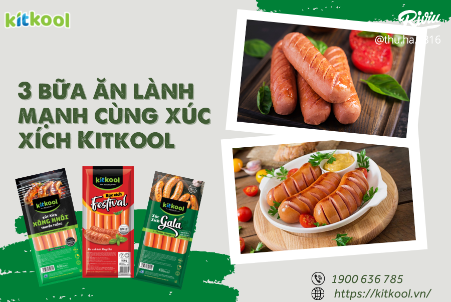 XÚC XÍCH KITKOOL THƠM NGON BỔ DƯỠNG | riviu.vn