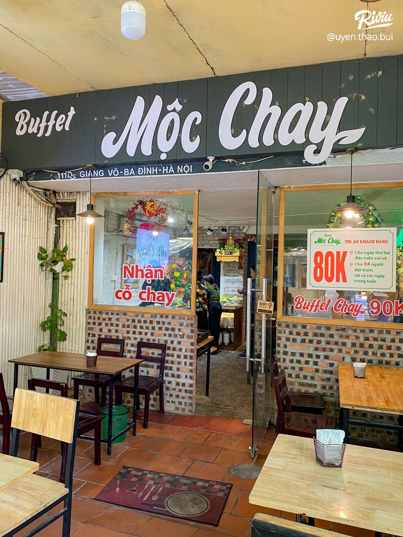 Buffet Mộc Chay 111 nhà D5 khu tập thể Giảng Võ - Phố Trần Huy Liệu ...